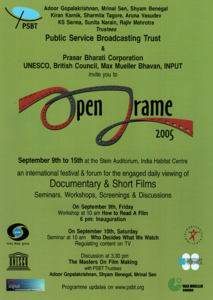 Open Frame Film Festival – PSBT